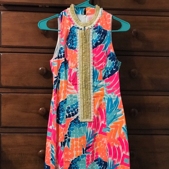 Lilly Pulitzer | Dresses | Lilly Pulitzer Alexa Shift Goombay Smashed ...
